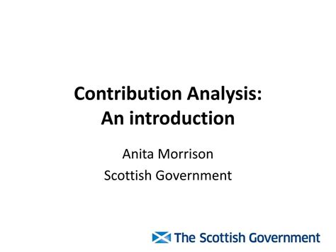 Ppt Contribution Analysis An Introduction Powerpoint Presentation