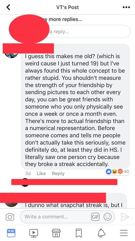 In Regards To Breaking A Long Snapchat Streak R Im14andthisisdeep