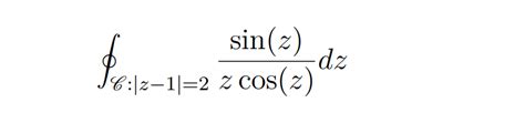 Solved Note Please Use The Residue Theorem To Solve Do Not