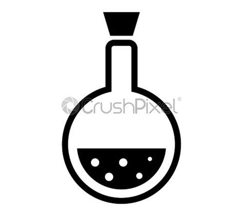 Laboratory Flask Icon Stock Vector 141154 Crushpixel