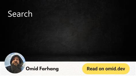 Search Omid Farhang