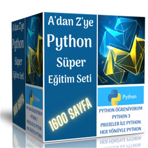 python Öğreten süper eğitim seti 4 süper kitap