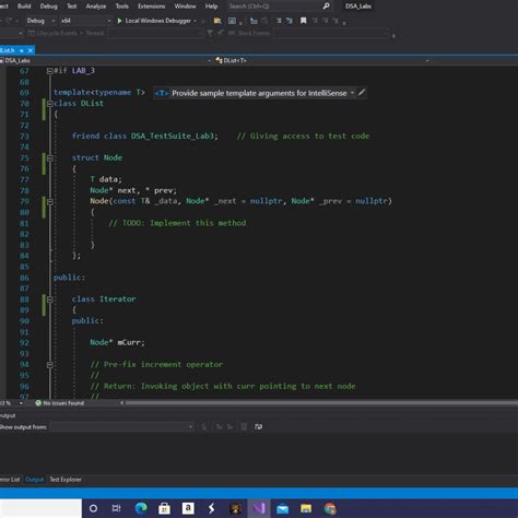 solved lect build debug test analyze tools extensions window