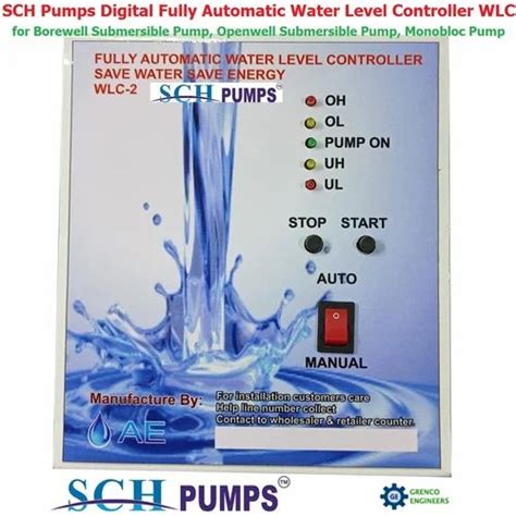 Sch Pumps Fully Automatic Water Level Controller For Borewell Openwell Submersible Monobloc