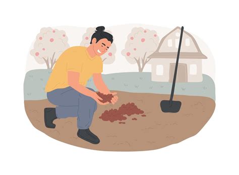 Soil Management Isolated Cartoon Illustrations 46805972 Vector Art At