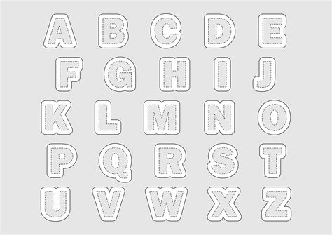 Traceable Alphabet Worksheets 10 Free Pdf Printables Printablee