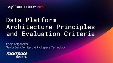 data platform architecture principles and evaluation criteria pdf