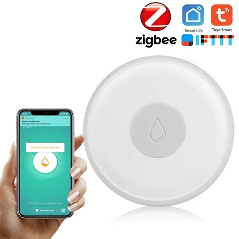 Zigbee Smart Home Water Leak Sensor Wireless Flooding Detector Water Leakage Detection Alert