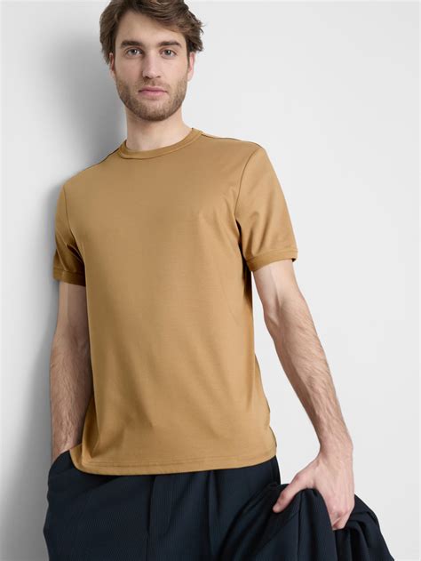 Mens Stone The Edit Mercerized Slim Fit T Shirt Primark