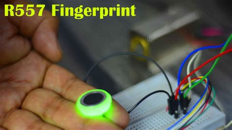 R557 Capacitive Fingerprint Sensor Or Scanner With Arduino Biometric