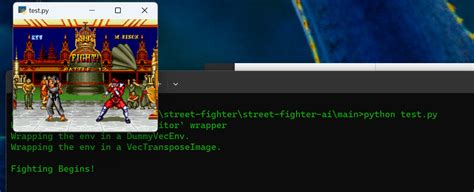运行testpy以后跳出模拟器窗口画面是静止的，控制台没有报错 · Issue 6 · Linyilyistreet Fighter Ai · Github
