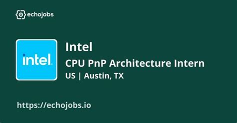 Intel Is Hiring Cpu Pnp Architecture Intern Usd 63k 166k Austin Tx Python Perl Raustinjob