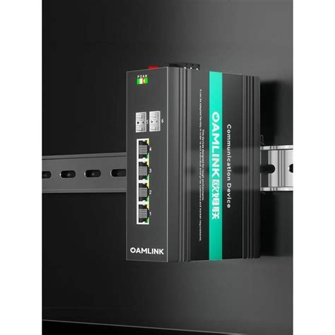 上新oamlink歐姆聯工業級百千兆2光6 8口sfp光纖交換機sc單模光纖收發器連結聚合以太網poe供電監控導軌式交 蝦皮購物