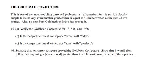 Solved The Goldbach Conjecture This Is One Of The Most