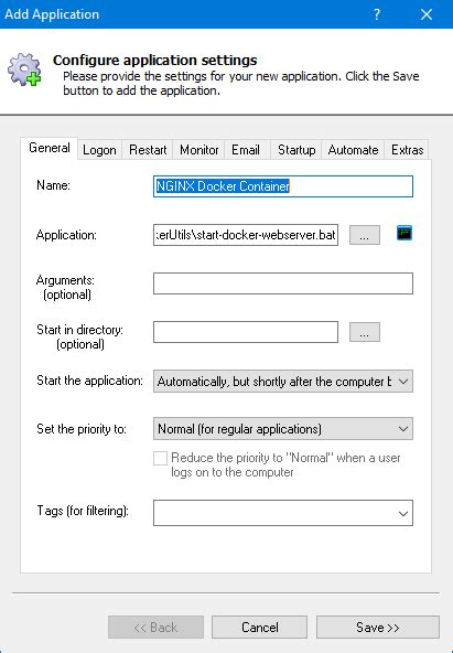 How To Run A Docker Container As A Windows Service