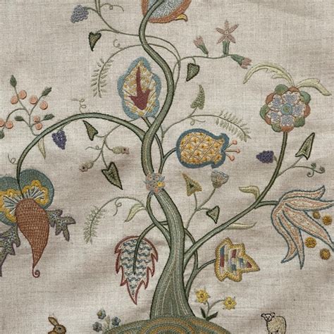 Antique Arts And Crafts Fabric Etsy