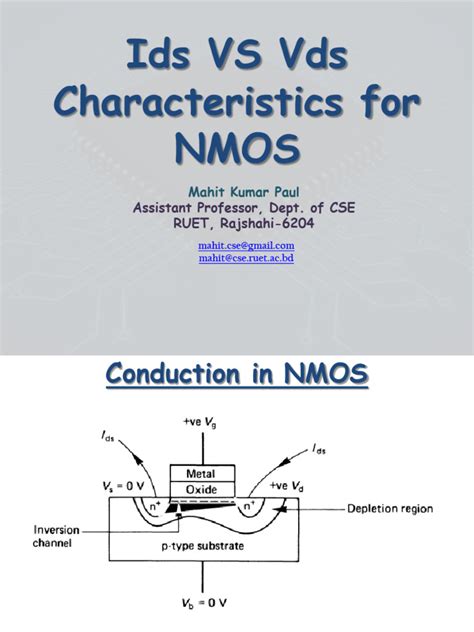 0 3 Ids Vs Vds Characteristics Curve For Nmos Pdf