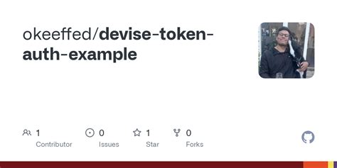 GitHub Okeeffed Devise Token Auth Example