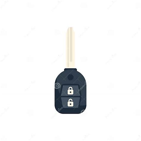 Modern Car Key With Remote Control Locking System Stock Illustration Illustration Of Security