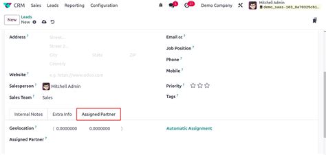 Leads In Odoo 17 Crm Odoo V17 Enterprise Edition Book