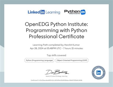 Pythoncertified Techhumor Python Harshit Kumar