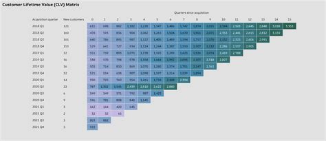 Oracle Analytics Workout Customer Lifetime Value Clv Matrix