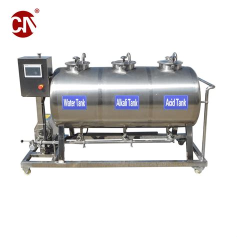 Milk Beverage Food Cosmetic Milk Pasteurizer Cip System Cleaning In