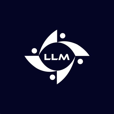 Llm Logo L L M Design White Lm Letter Llm L M Letter Logo Design Initial Letter Lmm Linked