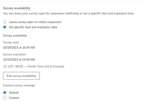 How Do I End A Survey Xm Community