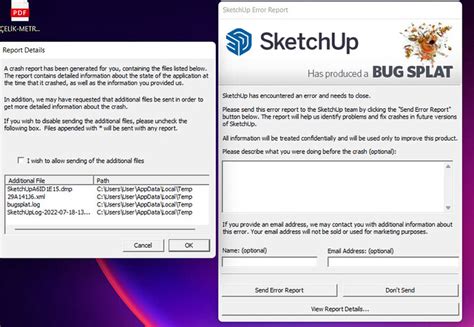 error bug when i try to open the app sketchup sketchup community
