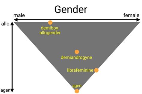 I Made A Triangle To Represent Possible Attractions And Genders R Aromanticasexual