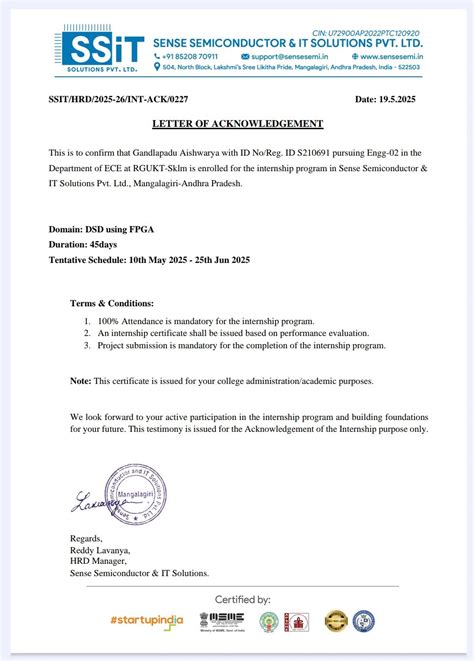 Vlsi Internshipexperience Fpga Rtldesign Semiconductors Aishwarya Gandlapadu