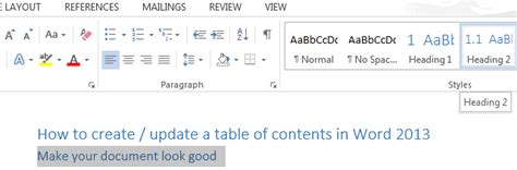 Create Table Of Contents In Word 2017 Cabinets Matttroy