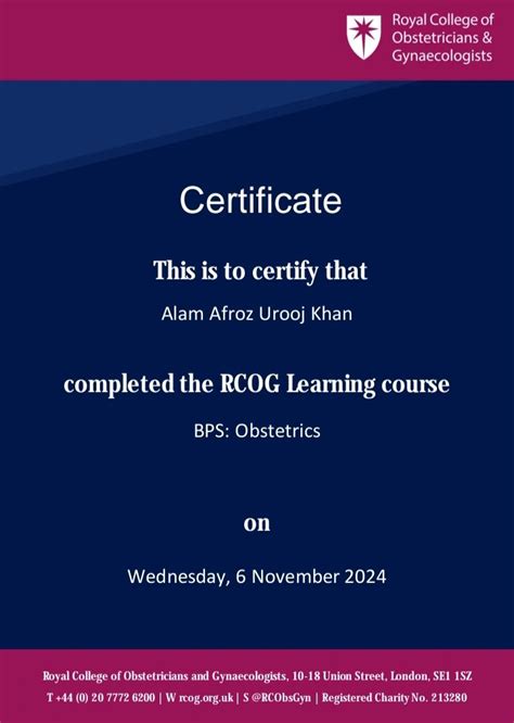 Obstetrics Professionalgrowth Healthcareeducation Alam Afroz Urooj