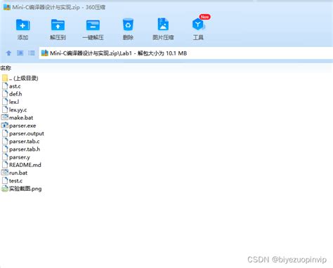 Mini C编译器设计与实现 文档任务书评价表ppt项目源码type Program Extdeflist Extdef