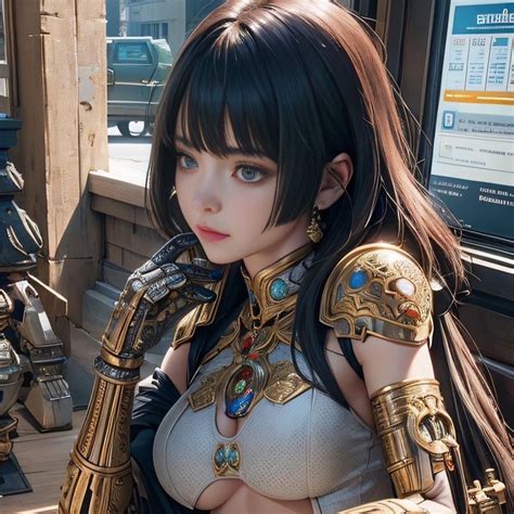 Steampunk Style Girl 1 Cmyk Lithophane By Top Nsfw Makerworld