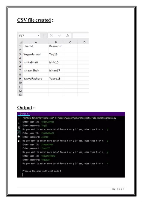 Computer Science Practical File Class Xii Docx