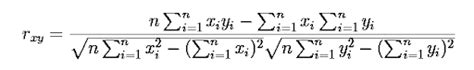 Correlation Coefficient Formula For Pearson S Linear Sample And Population Correlation