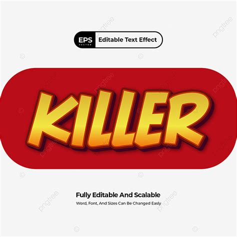 Editable Text Effect Killer Png Image Text Effect Eps For Free