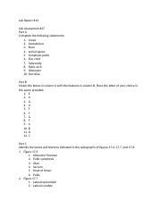 Lab Docx Lab Report Lab Assessment Part A Complete The Following Statements