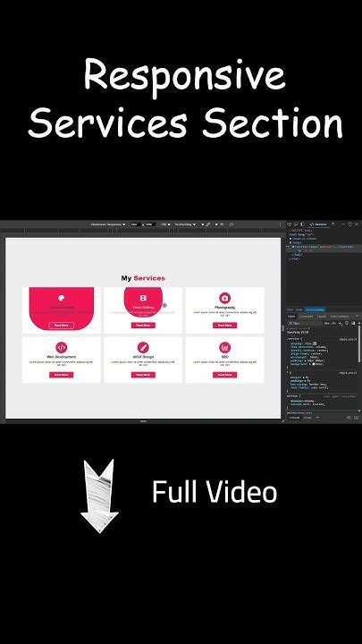 Services Section Trending Coding Howtocreateawebsiteusinghtmlandcss