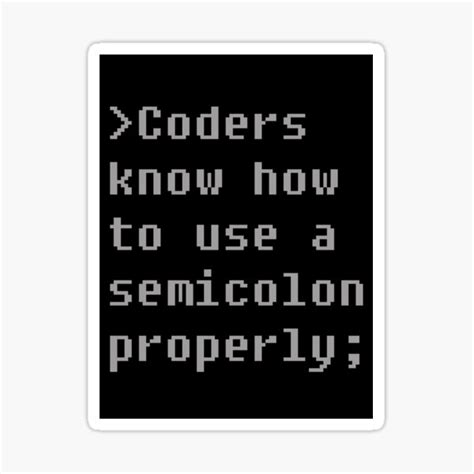 Programming Syntax Sticker For Sale By Altdisney Redbubble