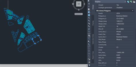 how to convert polylines with gis data od to civil 3d parcels with