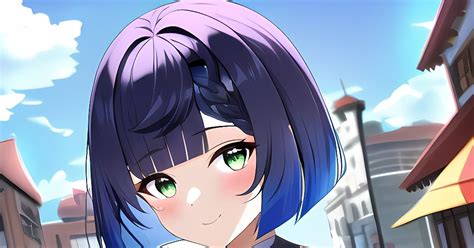 女の子 青髪の女の子 まうのイラスト Pixiv