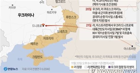 [그래픽] 우크라이나 전쟁 최근 전황 종합