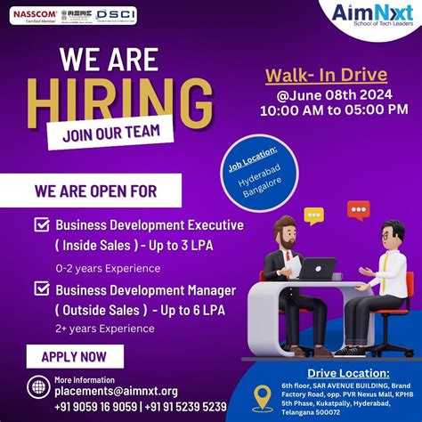 Aimnxt Edtech On Linkedin Hiring Jobopening Businessdevelopment Careeropportunity Joinourteam