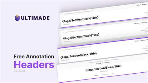 Annotation Header Figma