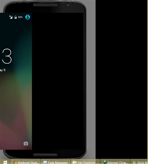 Android Studio Avd Screen Is In Wrong Position Stack Overflow