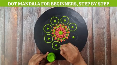 Dot Mandala On Mdf Dot Mandala For Beginners Step By Step 66 2022 Atm Creations