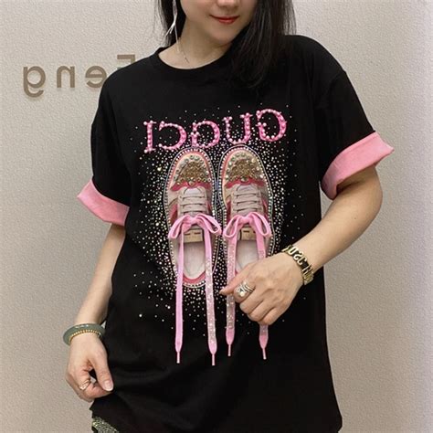 여성용 라운드 넥 풀오버 반팔 탑 중공업 네일 드릴 반팔 티셔츠 여름 신상 도매 Aliexpress